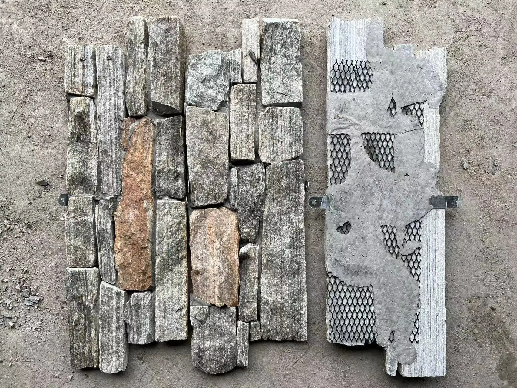 Exterior Natural Green Quartzite Stone Veneer Wall Cladding