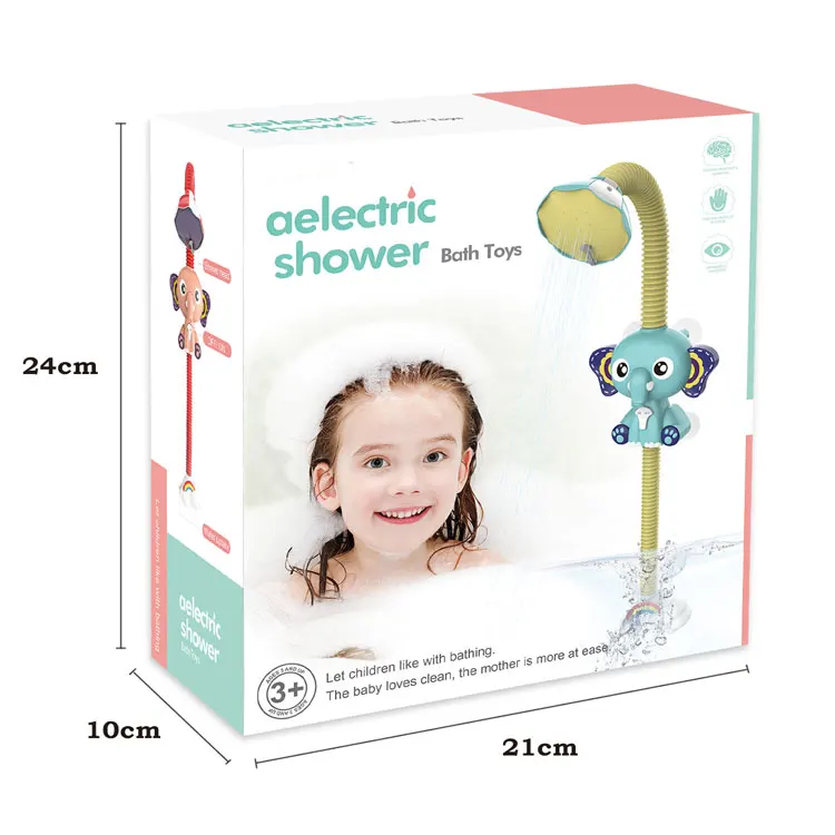 Educational Bath Time Fun with Electric Shower Bubble Machine
