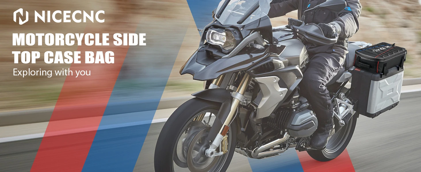 Nicecnc 2pcs Motorcycle Side Box Top Luggage Bags For Bmw F750gs 850gs ...