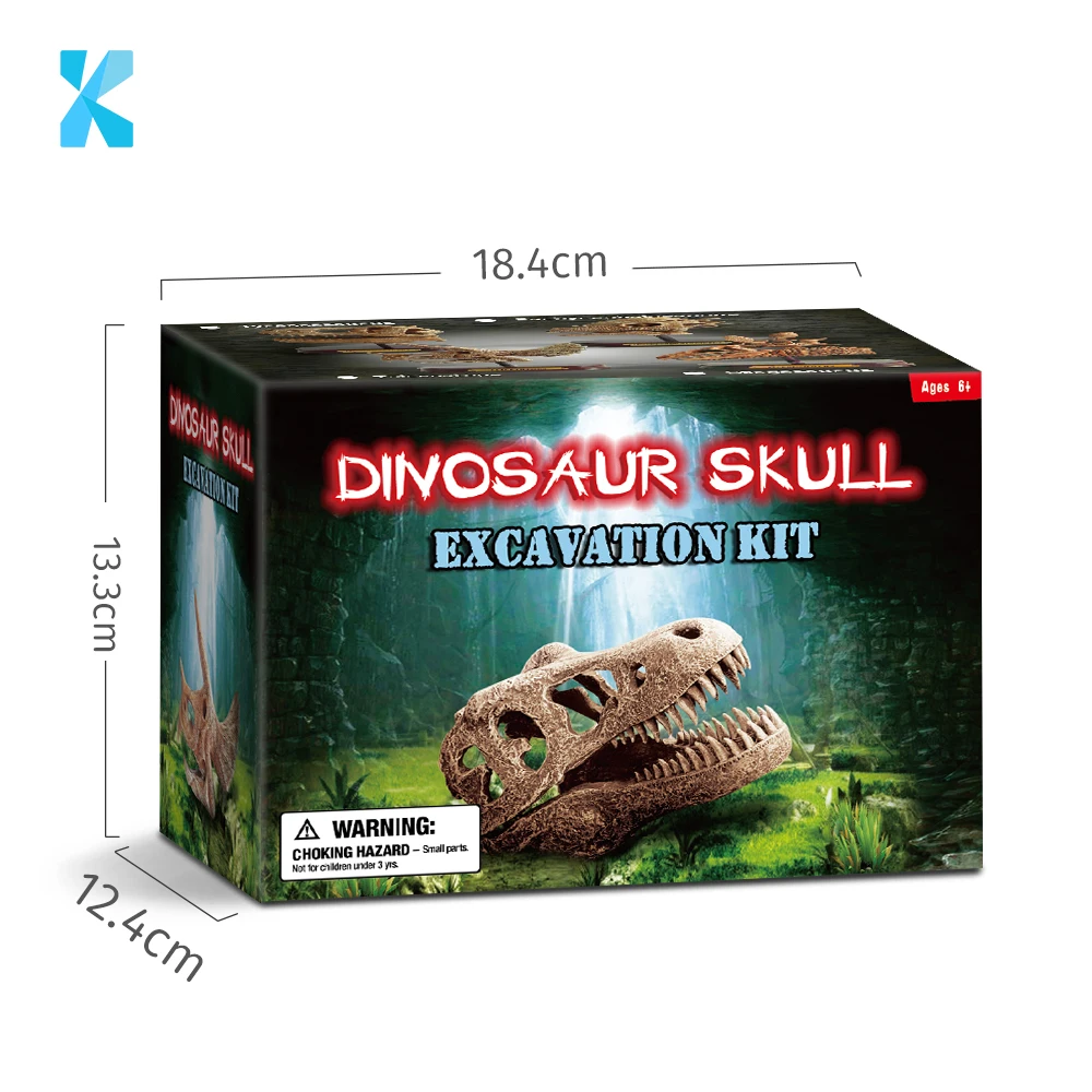 High Quality Dinosaur Skull Excavation Kit Dino Dig Up Kit Head ...
