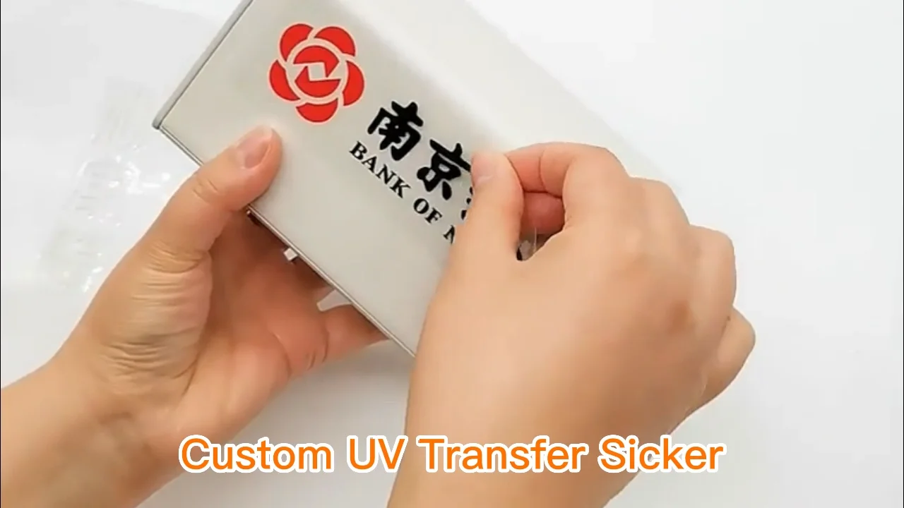 Custom Personalized Lettering Logo Transfer Metallic Printing Uv ...