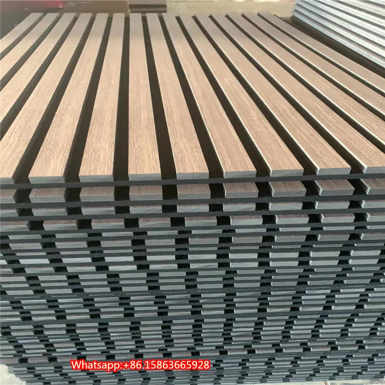 Wooden Slat Wall Panel Aku Panels And Wood Slat Sound Proofing Acoustic ...