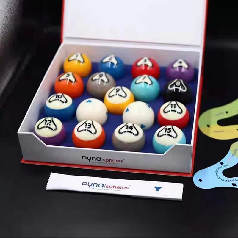 Dyna Spheres Pool Balls - Professional 57.2mm Billiards