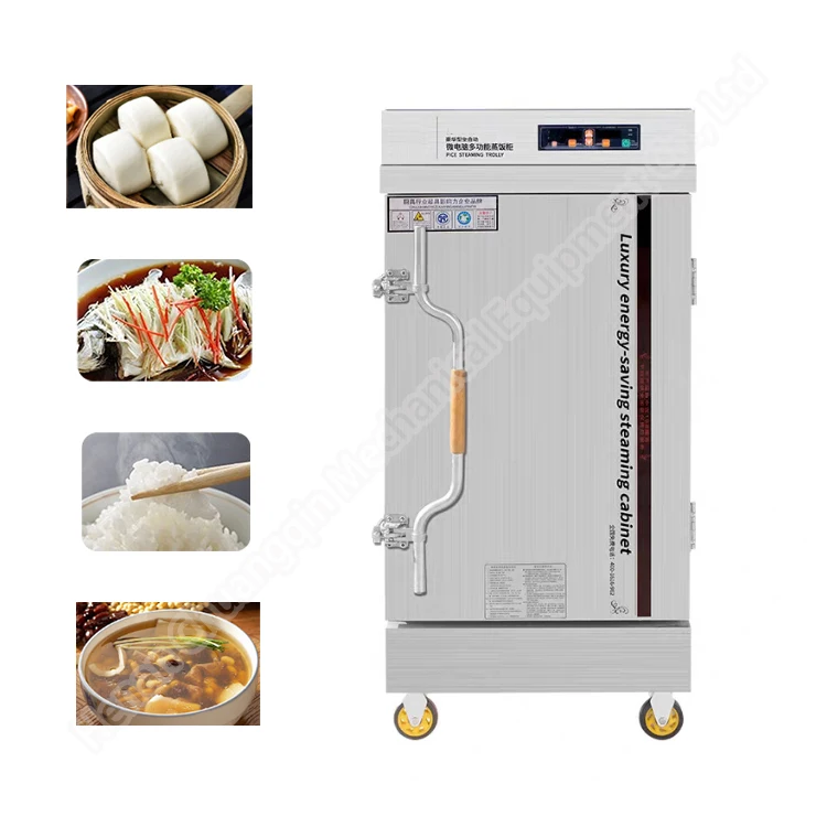 Electric Two Tier Food Steamer Rice Steamer Electric Gas Rice Seafood ...