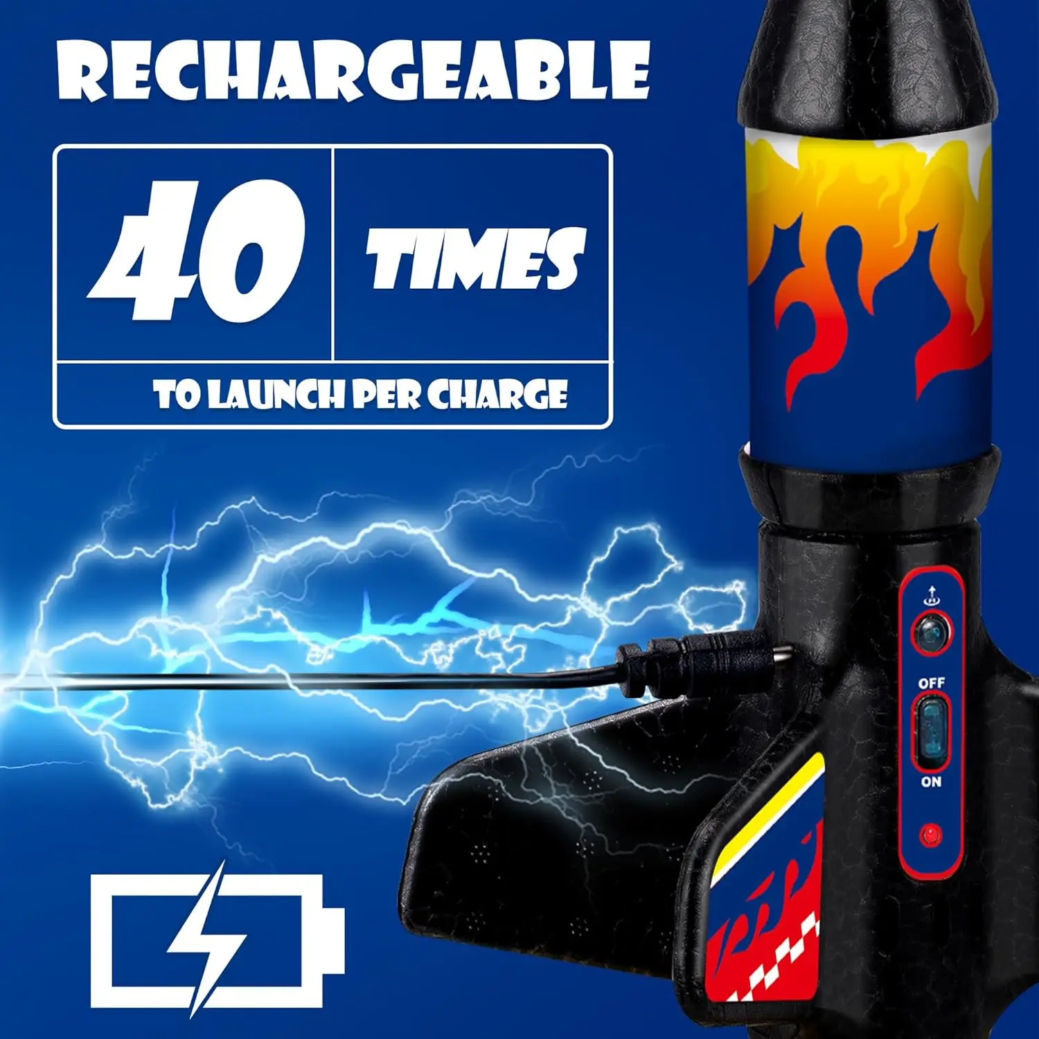 Eco-friendly Motorized Air Rocket Launch Up To 200 Ft Toy Self ...