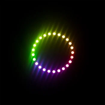 Rgb Full Circle Chasing Light 5v 5050 Smd Led Halo Rings 80mm 90mm ...