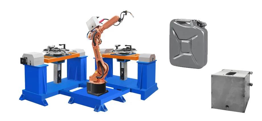 HWASHI Stainless Steel Fuel Tank Production Line Robot