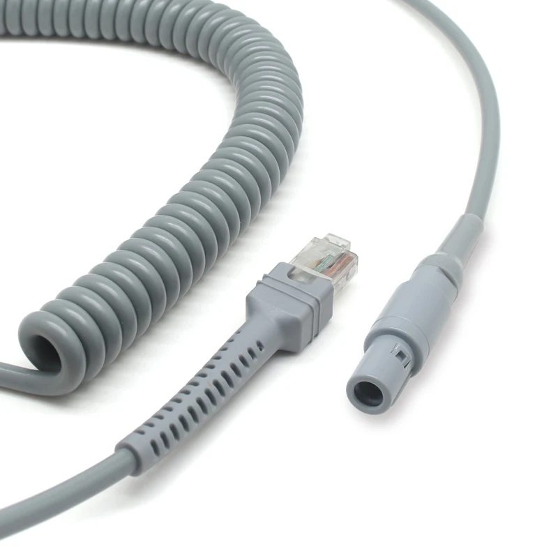 Lemos Connector to RJ50 10P10C Spiral Cable for Network