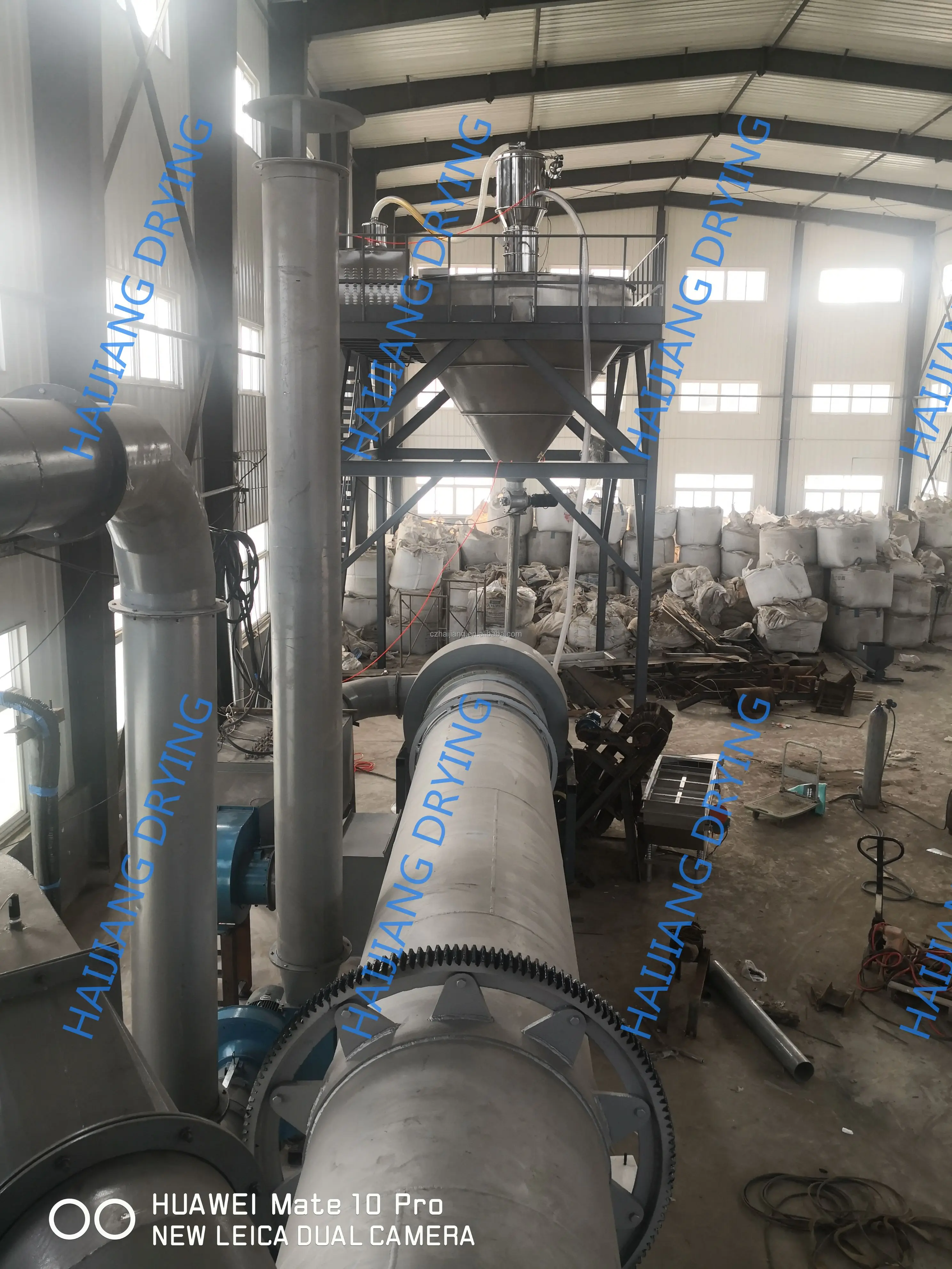 Industrial Slurry Sludge Silica Sand Clay Drum Dryer