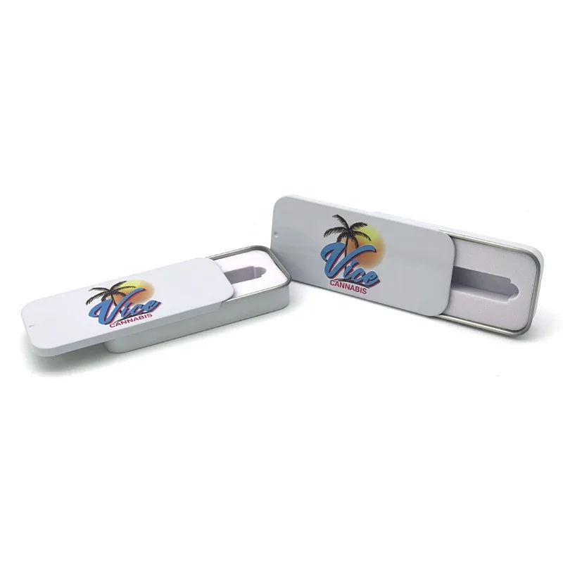 Custom Printing Slider Mini Slide Packaging Metal Tin Box