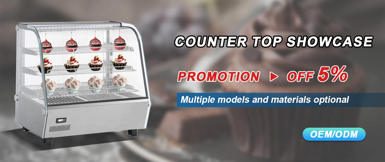 Mini Cake Display Fridge - Bakery Showcase Table Top Chiller