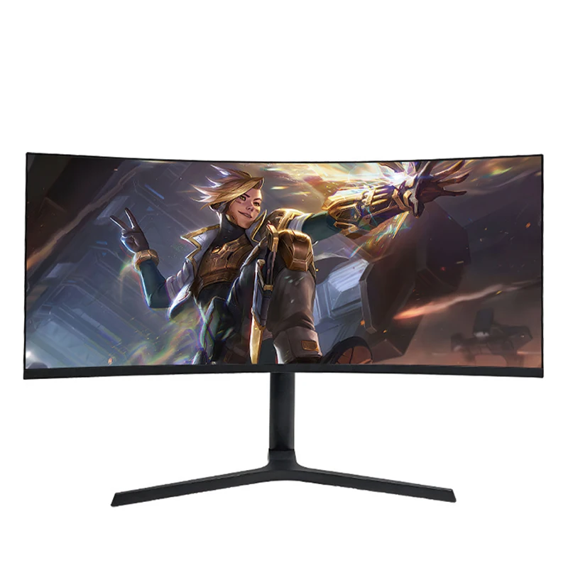 Frameless Display 4k 1ms 34 Inch Curved 144hz Monitor Gaming Pc ...