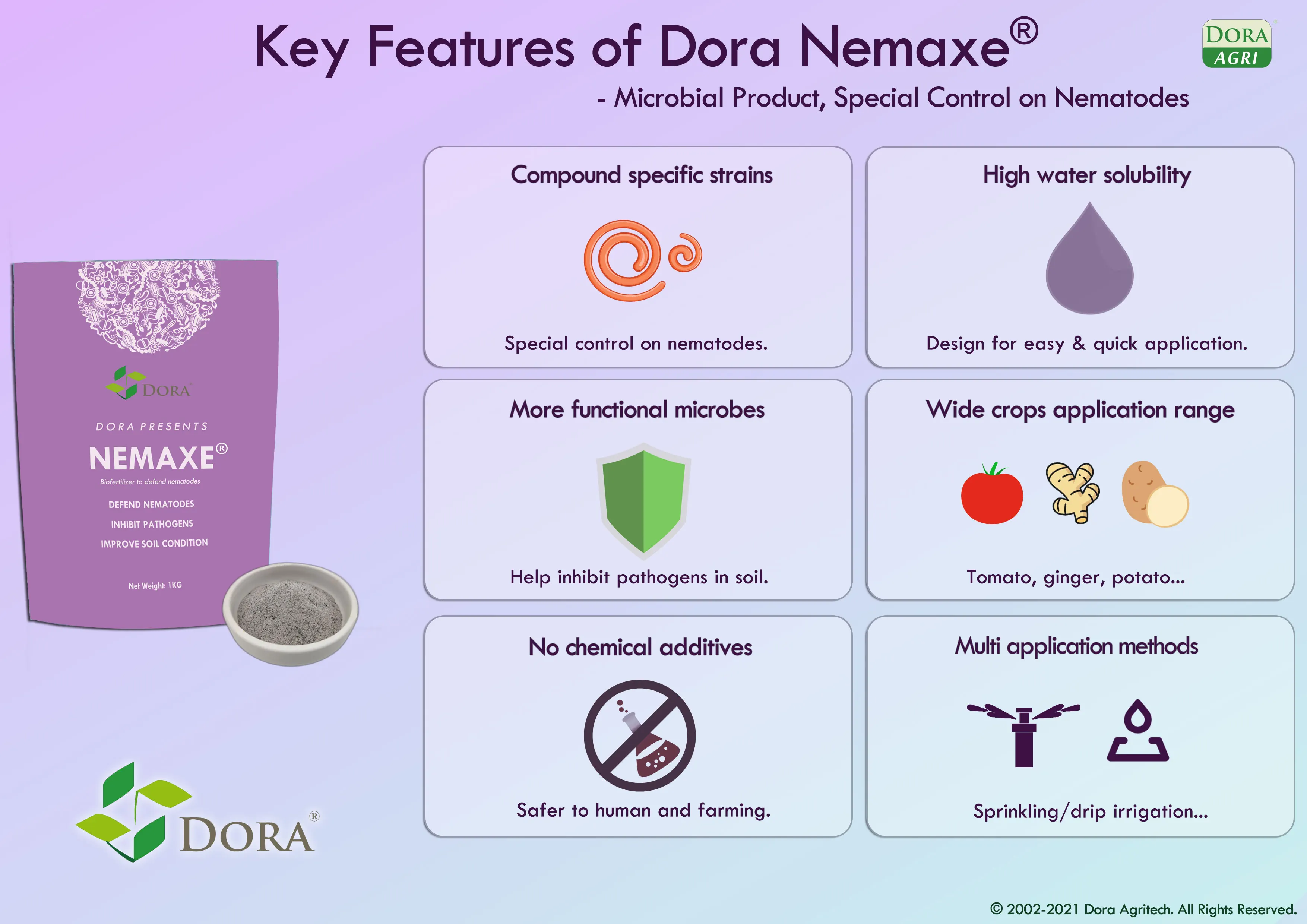 Dora Nemaxe - Organic Bio Fertilizer Paecilomyces Lilacinus Powder To Control Nematodes - Buy ...