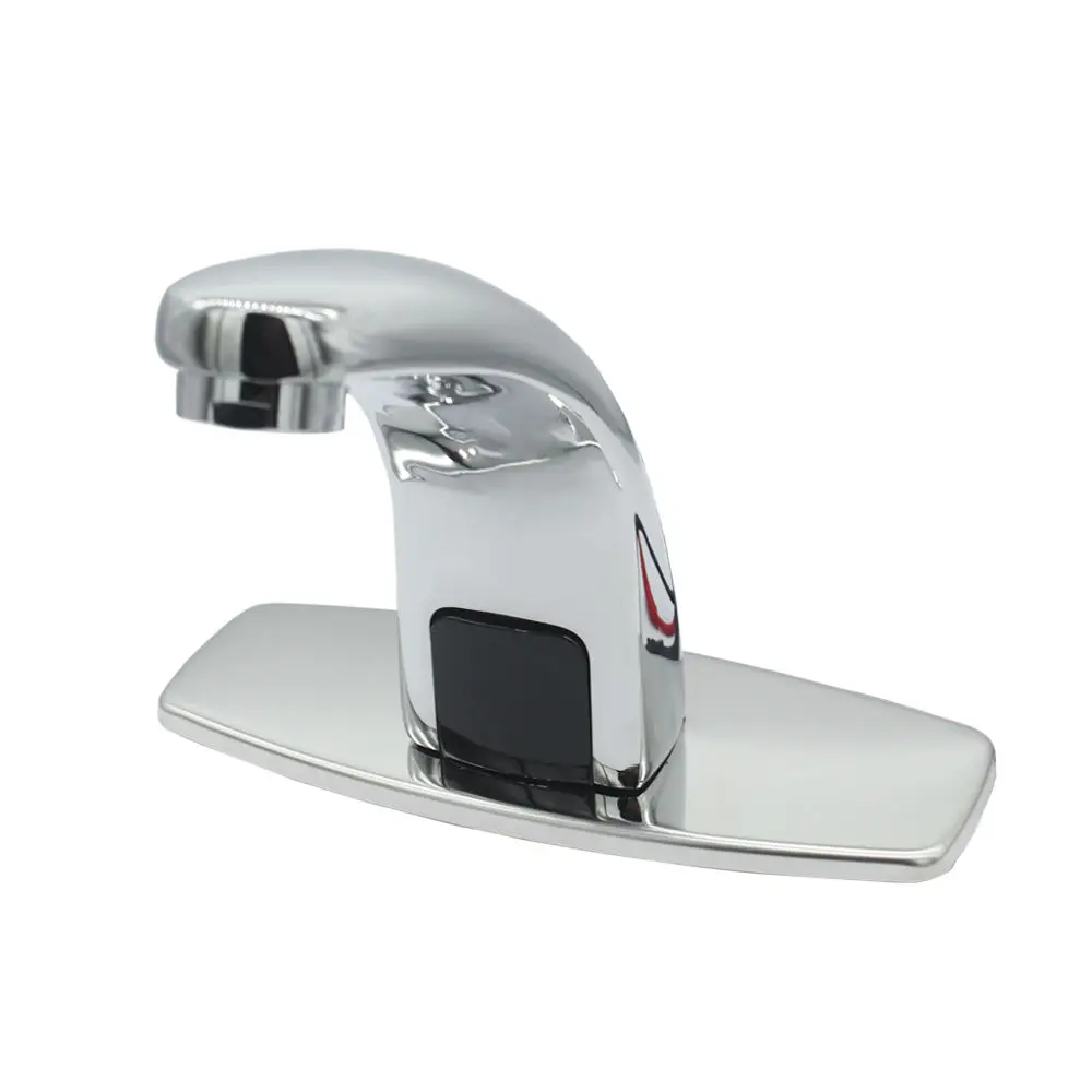 Chrome Touchless Automatic Mixer Lavatory Basin Faucet Sensor Smart ...