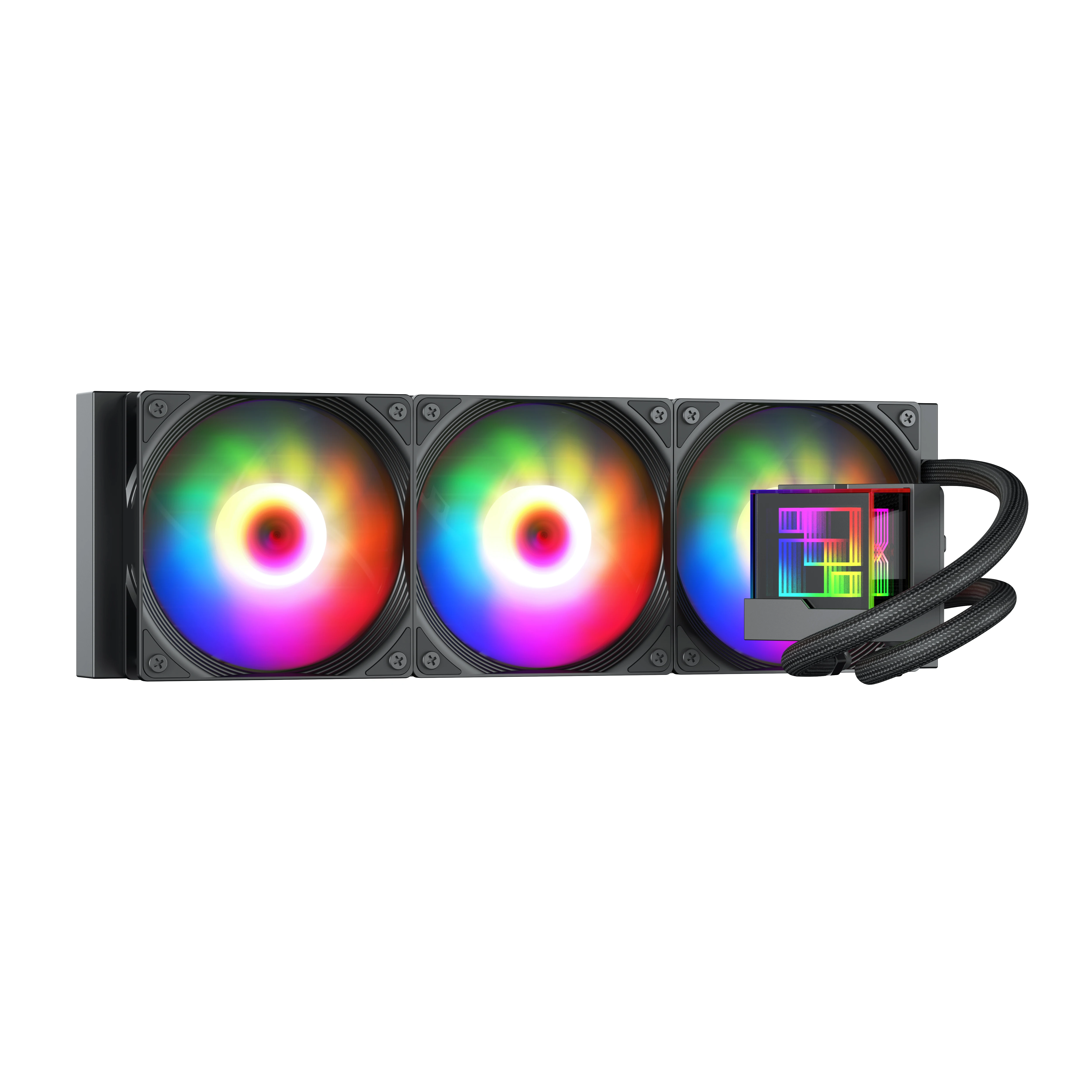 Rainbow 360mm AIO Liquid Cooler Computer CPU Heatsink with ARGB Cooling ...