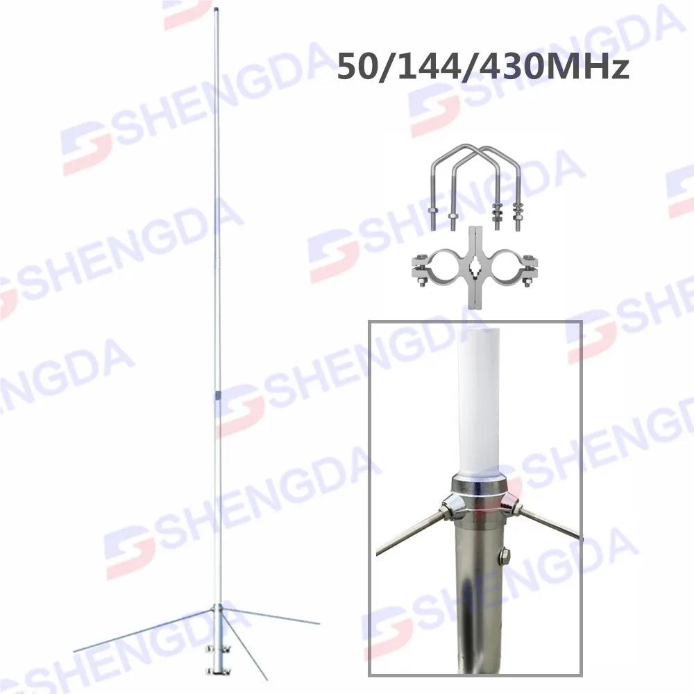 2023 Omni Fiberglass Base Antenna For Radio Repeater,Triband Hf/vhf/uhf ...