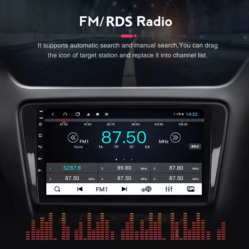 TS18 9/10 Inch Android Car Multimedia Player - Touch Screen GPS Radio ...