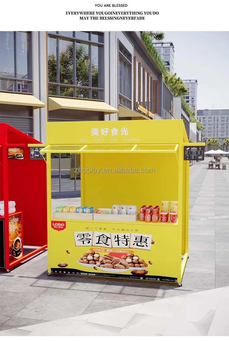 Market Stalls Display Rack Outdoor Commercial Activity Sheds Street ...