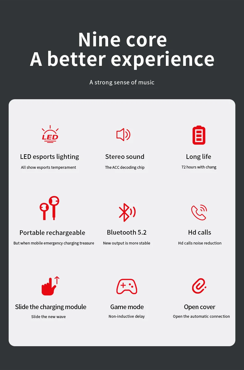 M88 Plus TWS Earbuds - Advanced Gaming and Travel Headphones
