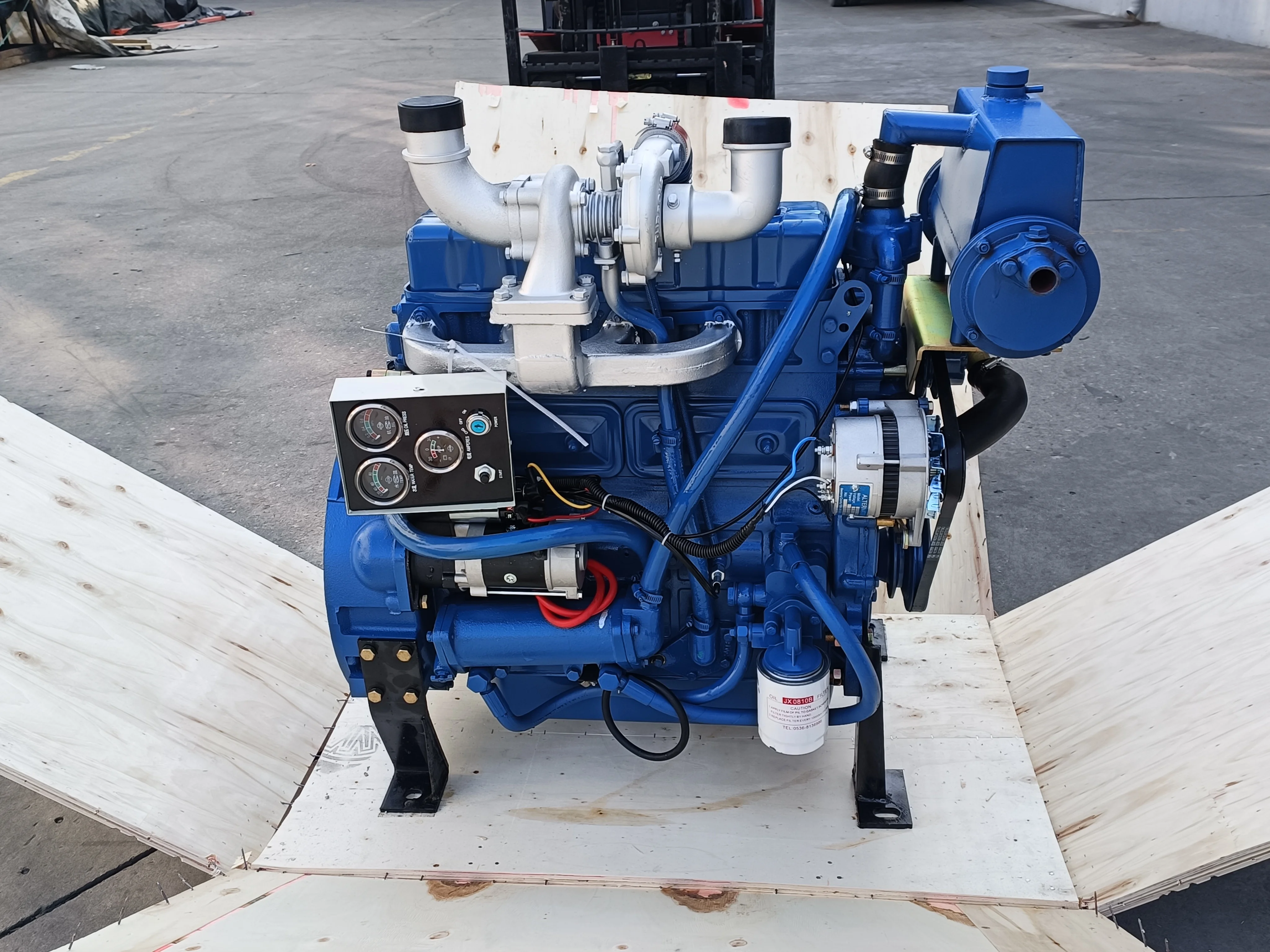 Genuine Ricardo Zh4100zc Marine Diesel Engine Turbocharged Water Cooled ...