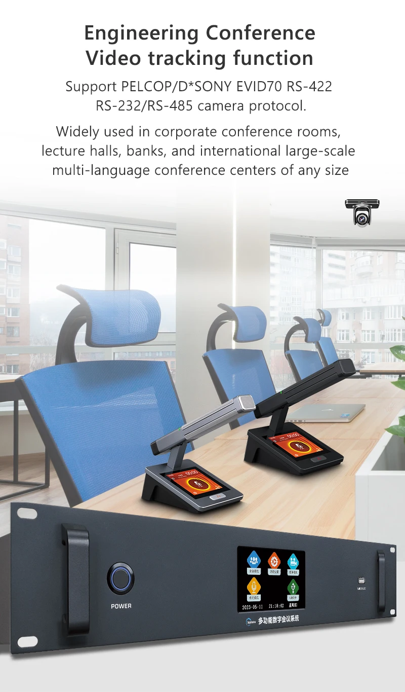 Trais Meeting Room With Camera Tracking Voting Discussion Function ...