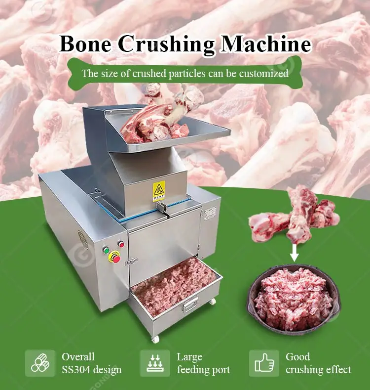 Industrial Animal Chicken Shredder - Bone Crusher Machine