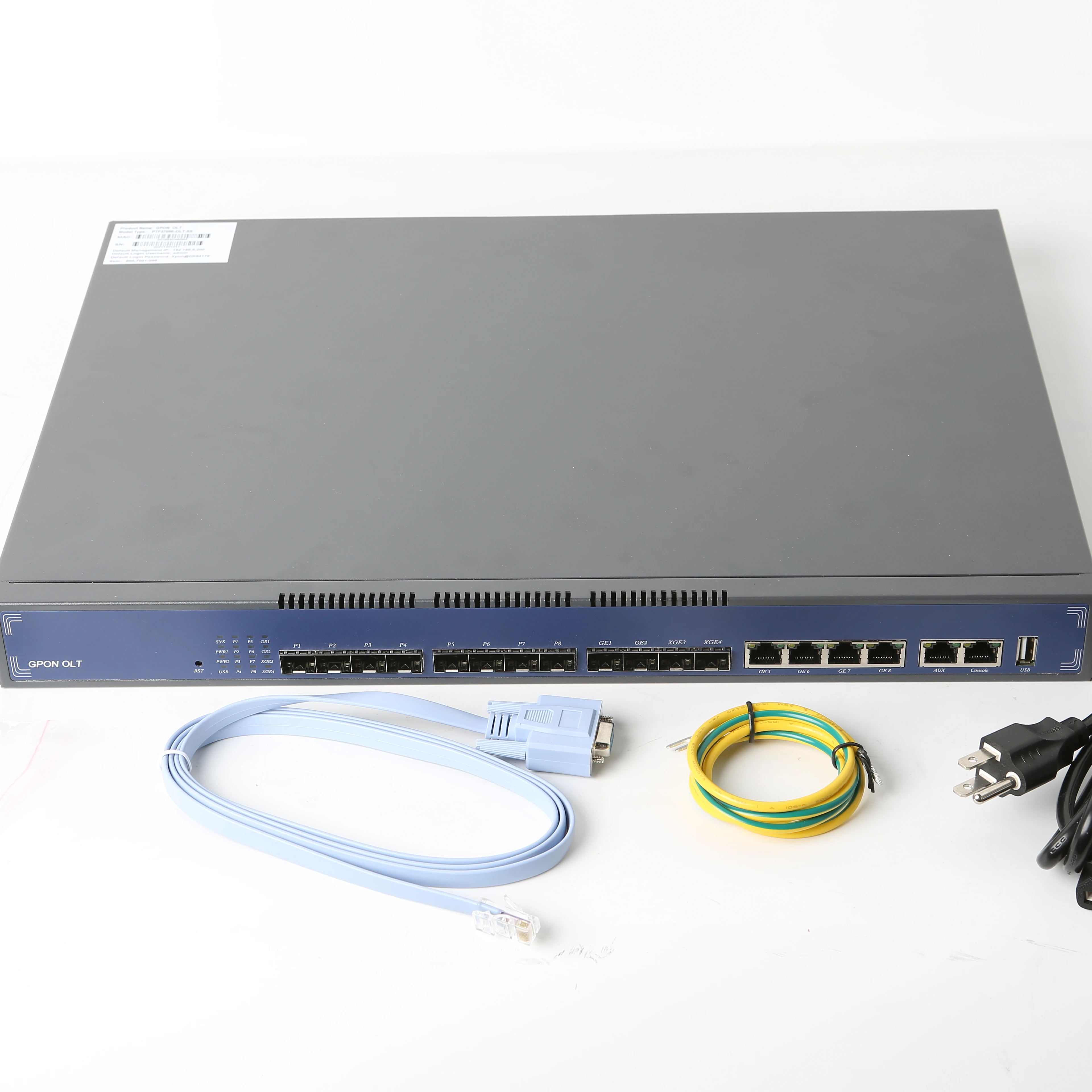 Gpon olt 8 ports ftth olt 1u rack supplymost brand ftth solutions onu ...