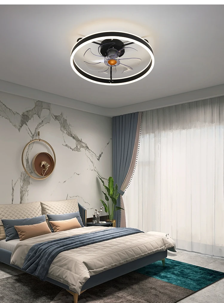 Led Ceiling Fan Light 7 Blades Led Ceiling Fan Indoor - Buy Led Ceiling ...