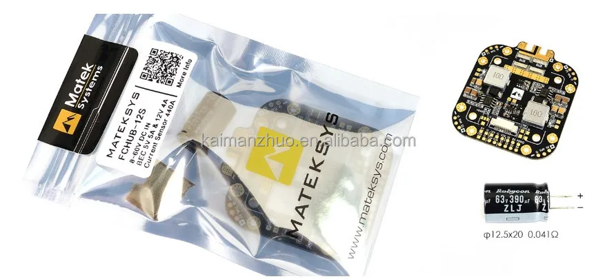 Matek Pdb Fchub-12s V2 5v & 12v Output 440a Current Sensor 3-12s Lipo ...