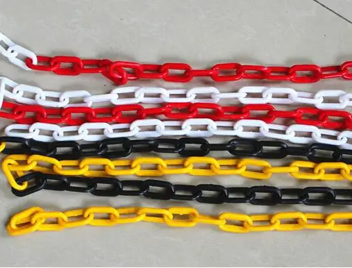 Traffic Roadway Safety Plastic Chain 6mm 8mm 10mm Road Barricade ...