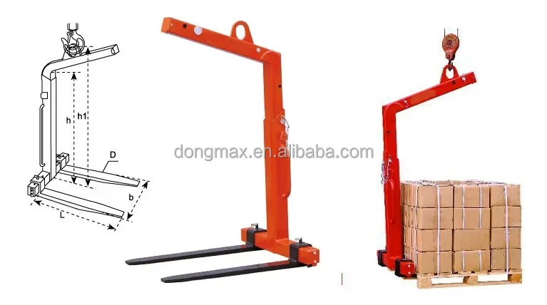 High Quality Self Balancing Adjustable Height Pallet Fork Crane Fork ...