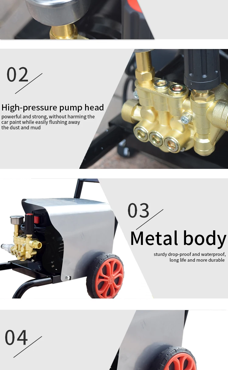 1600W Ultra-high Pressure Hand Push Cleaning Machine Commercial ...