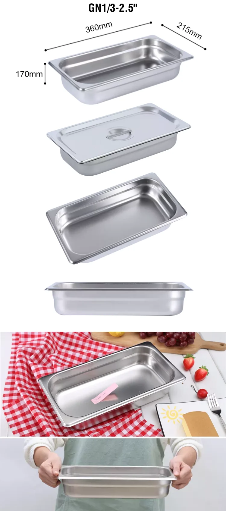 Heavybao Perforated Stainless Steel Tray Gn Pans With Holes - Buy ...