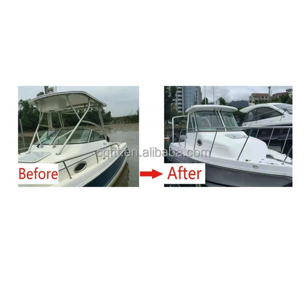 Feitine Aluminum Boat Windscreen - Customized Marine Shield