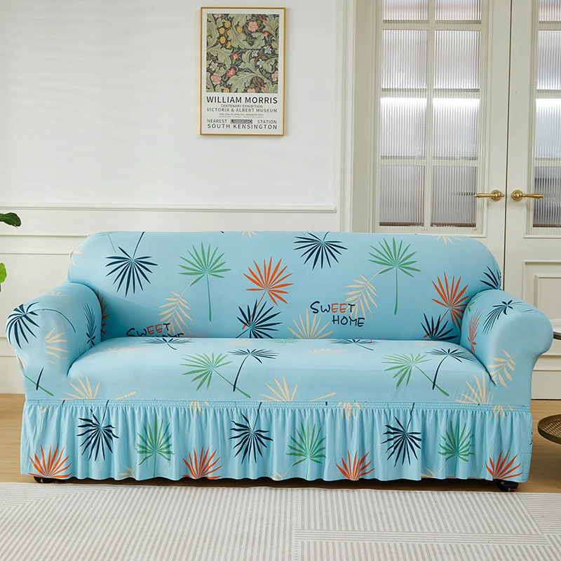 Four Season Printed Spandex Elastic Sofa Covers 3 Seats Slip Covers ...