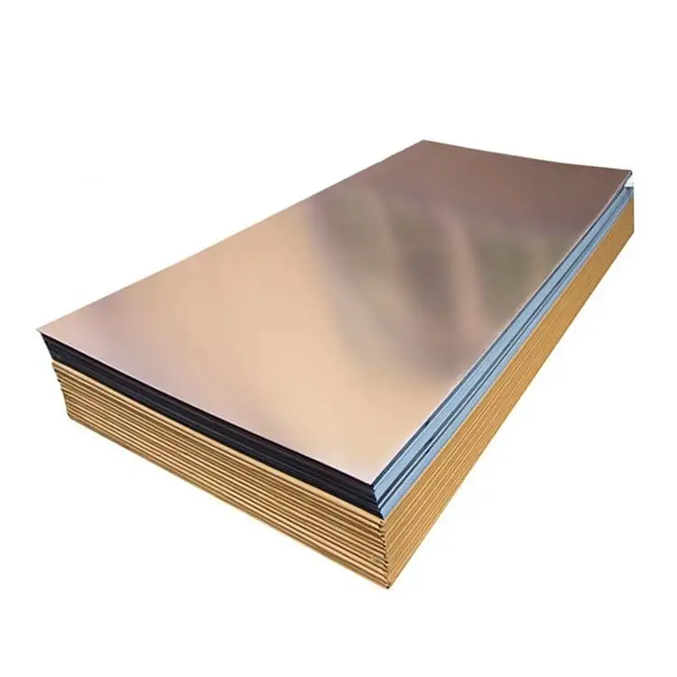 Custom Mirror PMMA Panels - Cast Rose Gold Acrylic Sheets