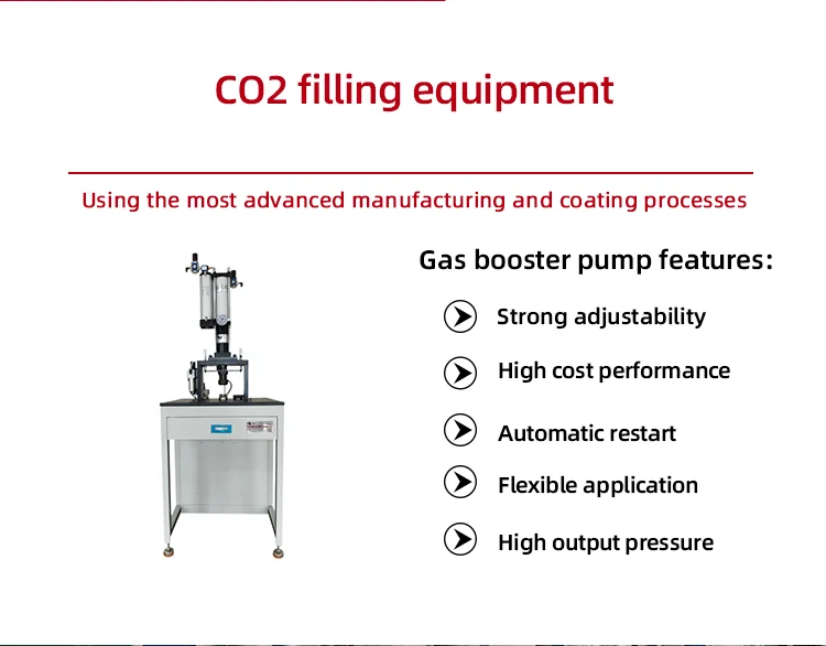 Customized High-Pressure CO2 Filling Equipment 220V Carbon Dioxide Gas ...