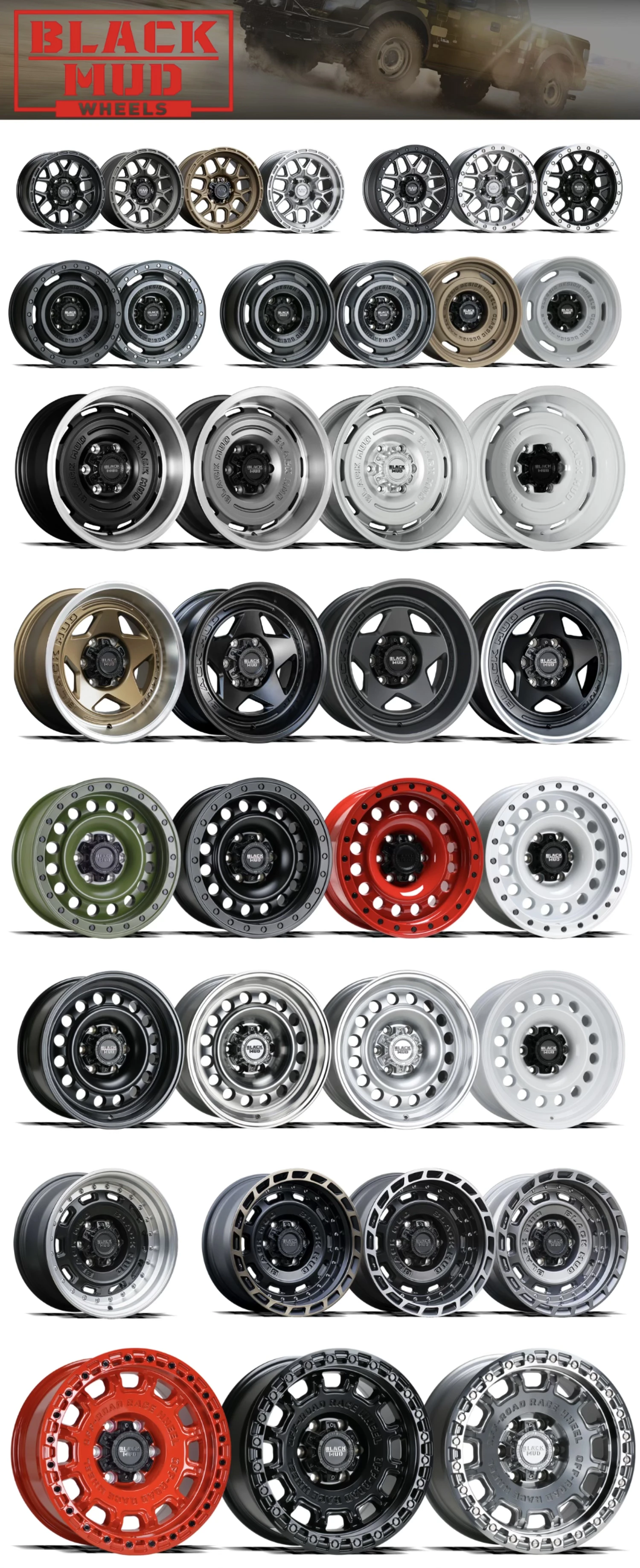 Multi-spoke 18 Inch Forged Wheels for Jeep Grand Cherokee