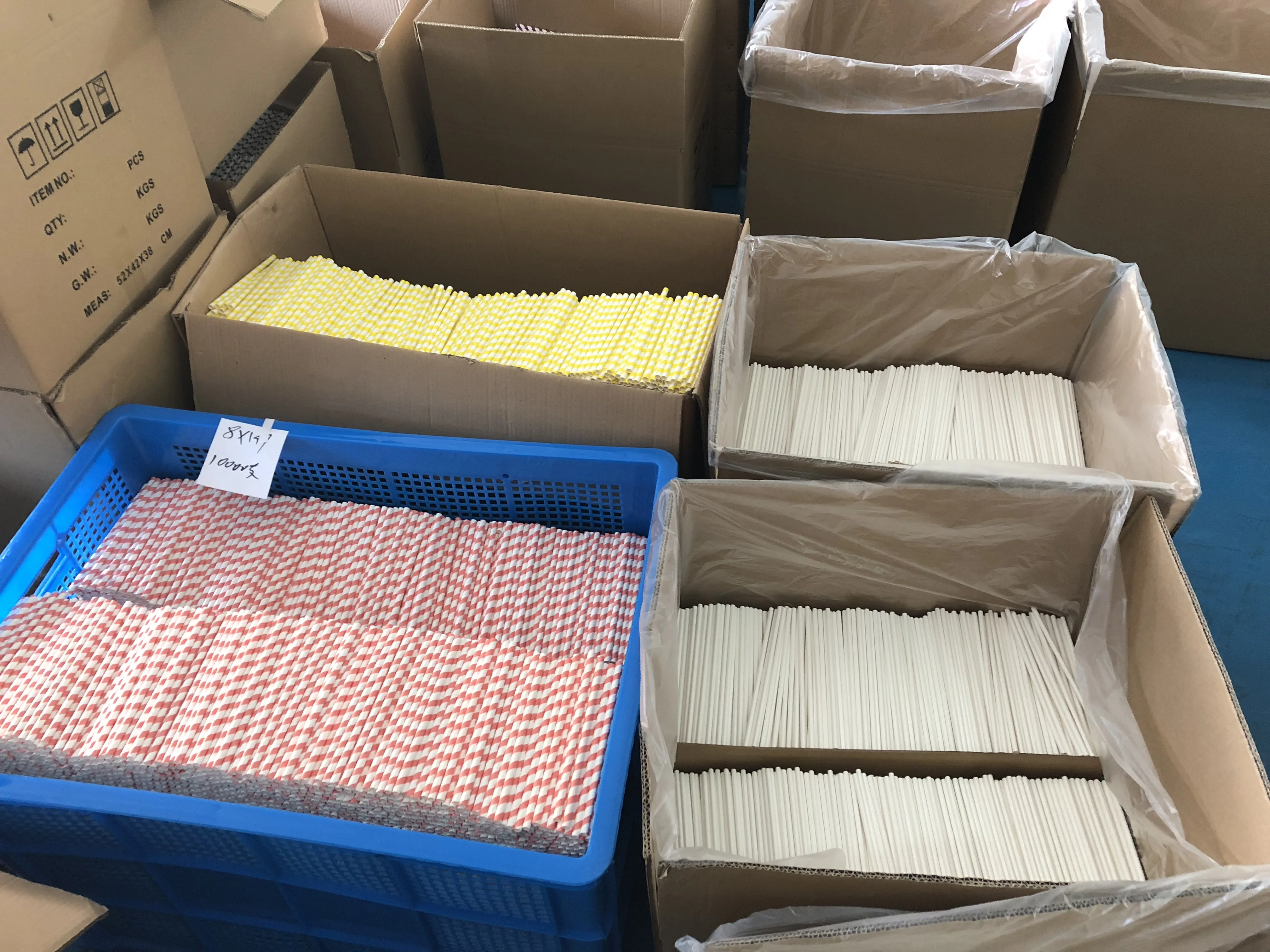 Wholesale Individually Wrap Paper Straws Disposable Drinking Eco ...