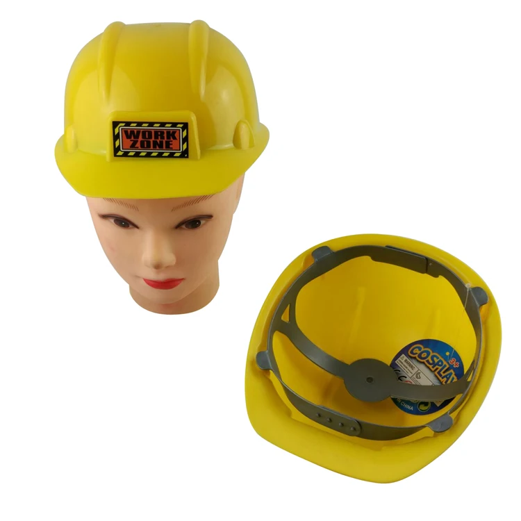 Plastic Children's Engineer Building Construction Worker Hats Safety ...