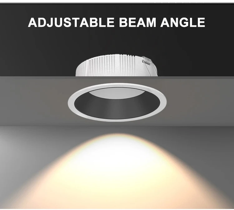 Aluminum Body Led Spotlight 10w Ceiling Light Downlights Embedded Anti ...