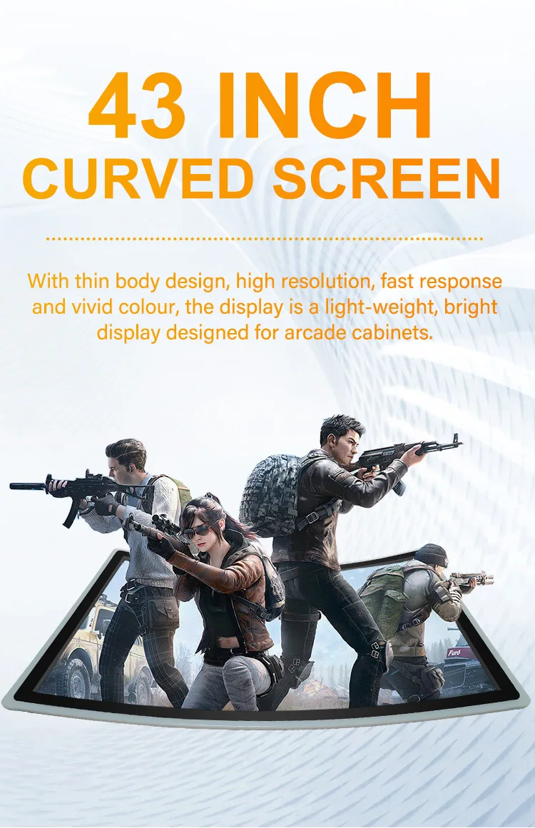 High Resolution Monitor Gaming Display 4k Industrial Touch Game Monitor ...