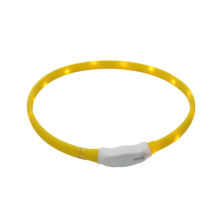 Led Dog Collar Light Usb Rechargeable Glowing Dog Collars Luminous Pet ...