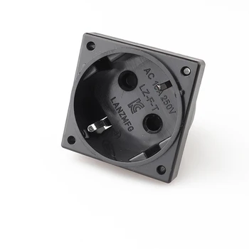 Korean Standard Eu Power Socket Jack Power Connector Inlet Ac 250v Ac ...