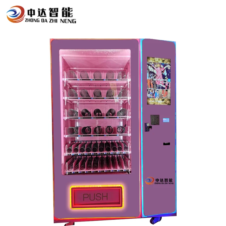 Indoor Touch Screen Vending Machine Snack And Drink Small Vending ...