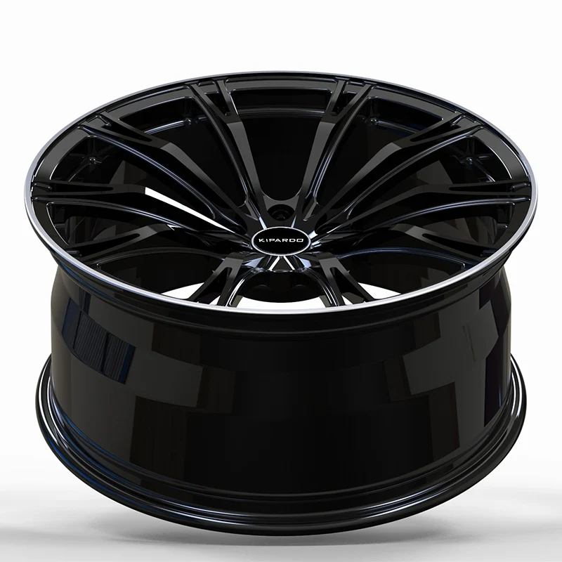 18 19 20 21 Inch 5x112 Gloss Black Polished Face Forged Alloy Wheel Rim ...