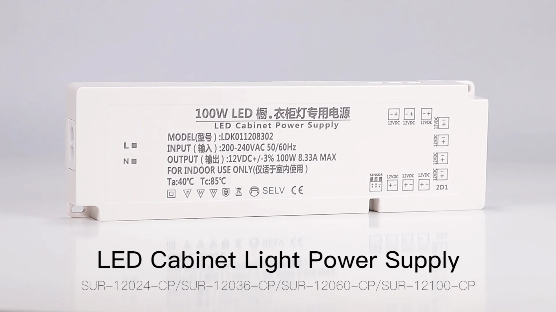 100w Power Supply Transformer 100-240vac 12vdc Adapter With Eu/ Au/ Uk ...