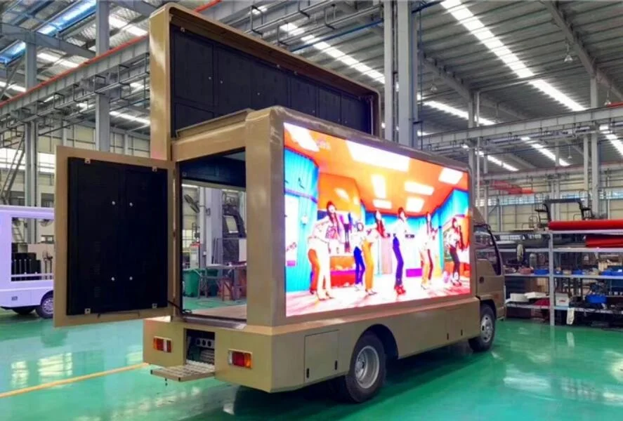 Mobile Advertising Billboard Vehicle Led Advertising Van Truck - Buy ...