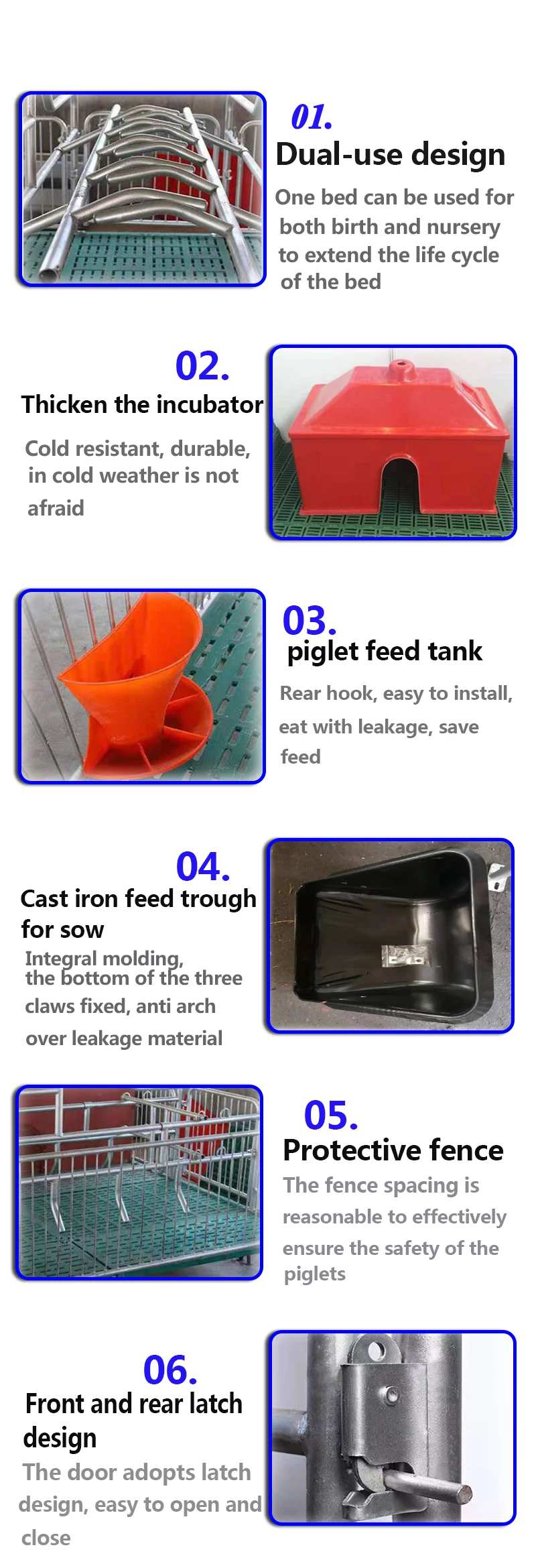 Swine Gestation Cages/crates/piggery/pig Breeding Equipment - Buy New ...