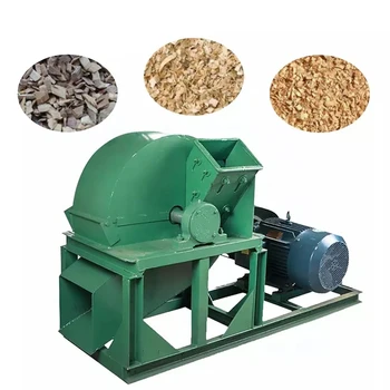 Large Wood Shredder Dry And Wet Dual-use Branches Wood Sawdust Bamboo ...